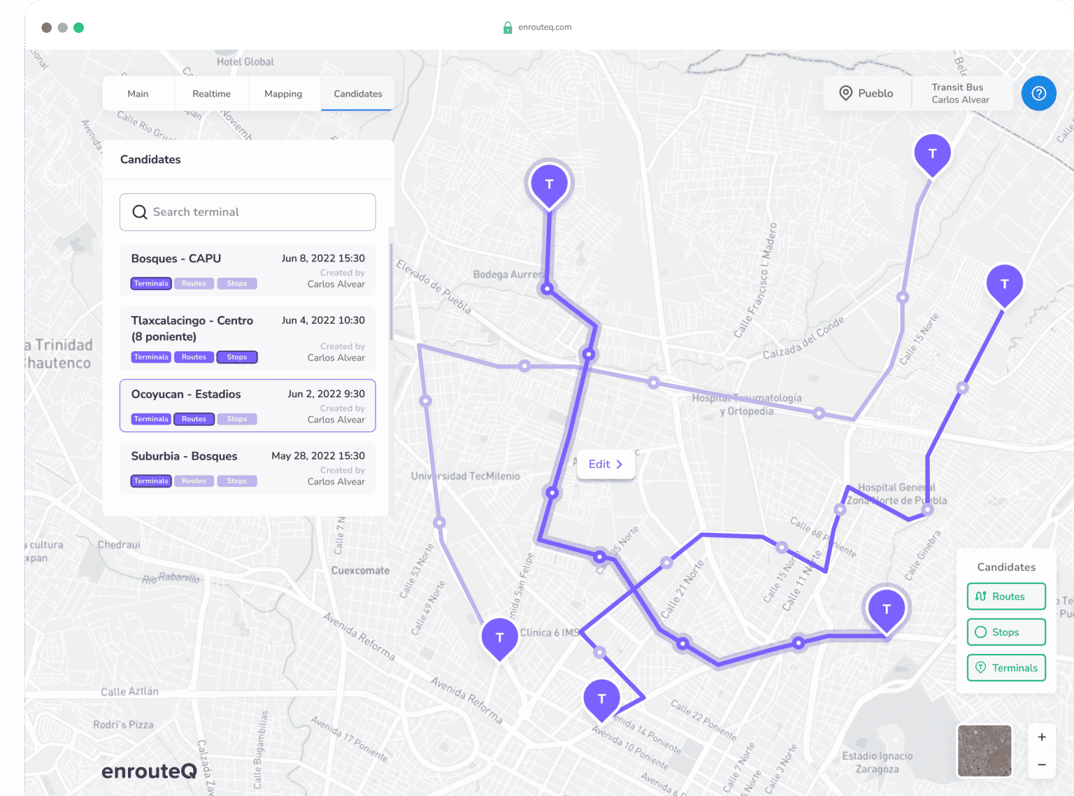 enrouteQ - Seven District